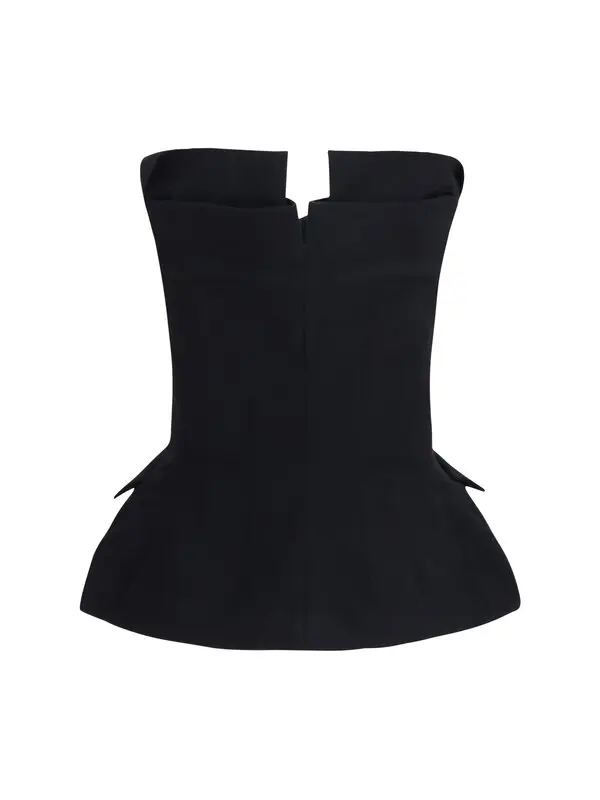 Magda Butrym Cotton Bustier Corset Top