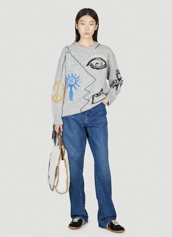 Stella McCartney Folklore Embroidery Sweater