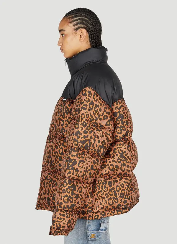 Vetements Leopard Print Puffer Jacket