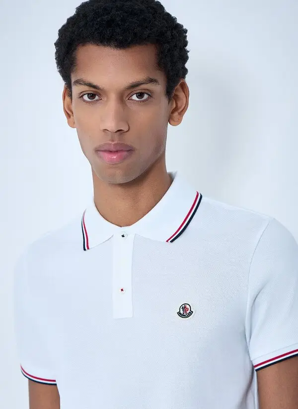 Moncler Piqué Polo Shirt