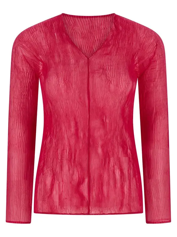 Issey Miyake Chiffon Twist 1' Top