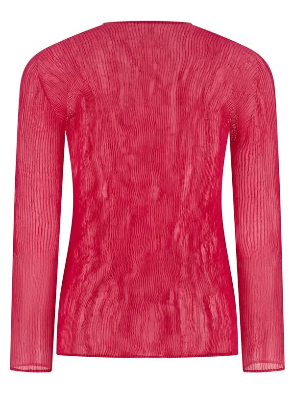 Issey Miyake Chiffon Twist 1' Top