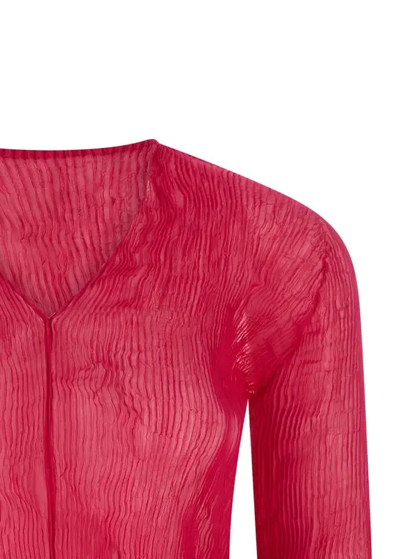 Issey Miyake Chiffon Twist 1' Top