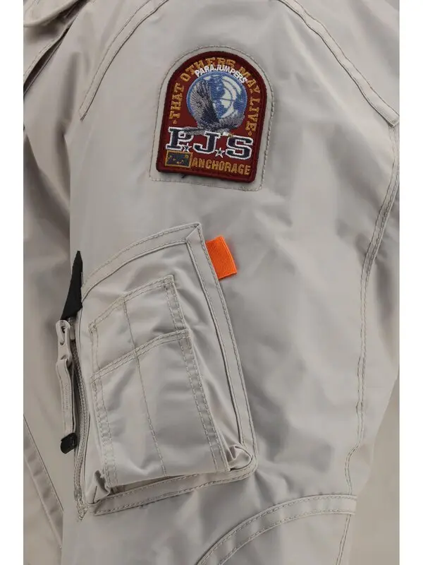 PARAJUMPERS Bomber Gobi With Hood - Gray
