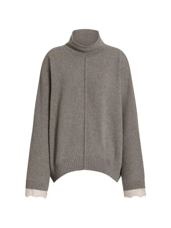 Alberta Ferretti Cashmere Turtle-neck Sweater - Multicolor