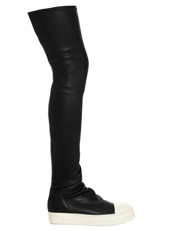 Rick Owens Stretch Leather Boots - Multicolor