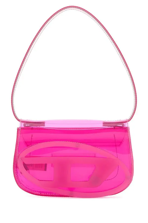 DIESEL® Fuchsia Rubber 1dr Shoulder Bag - Pink