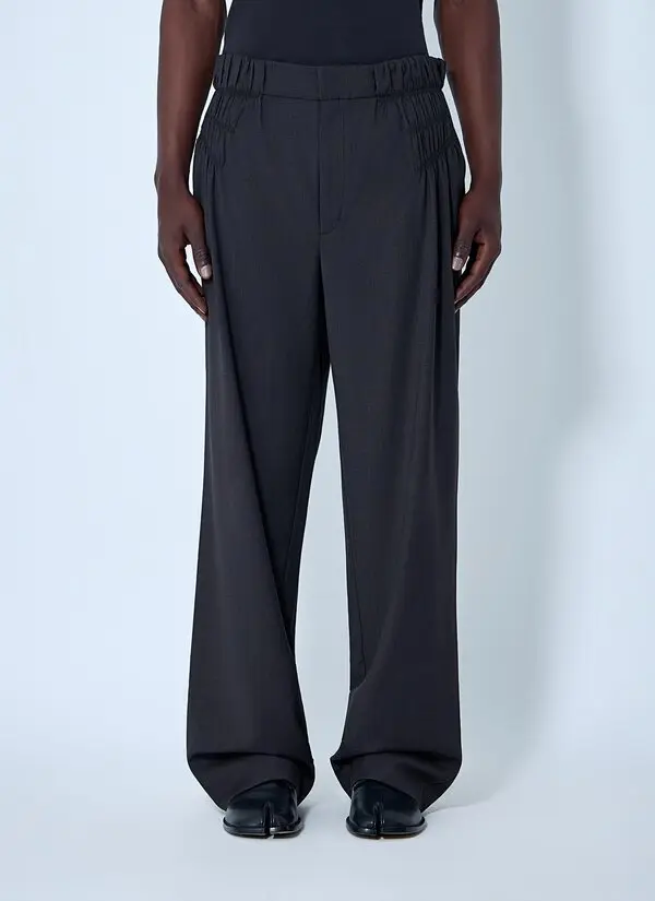 KIKO KOSTADINOV Elasticated Waist Tailored Trousers - Brown