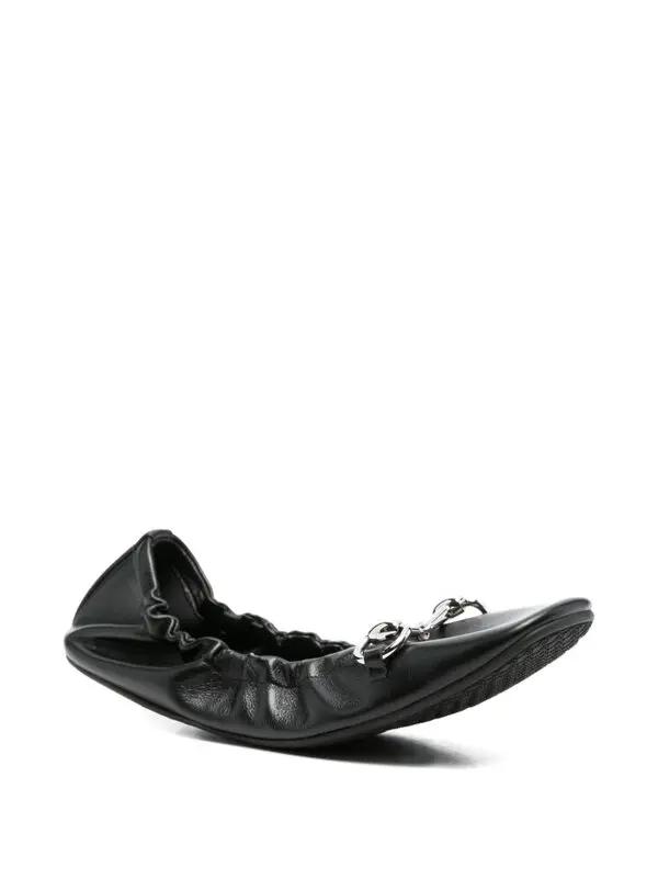 Gucci Prima Leather Ballets
