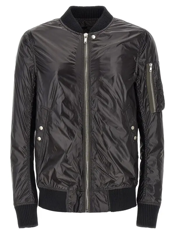 Rick Owens Classic Flight' Bomber Jacket - Black