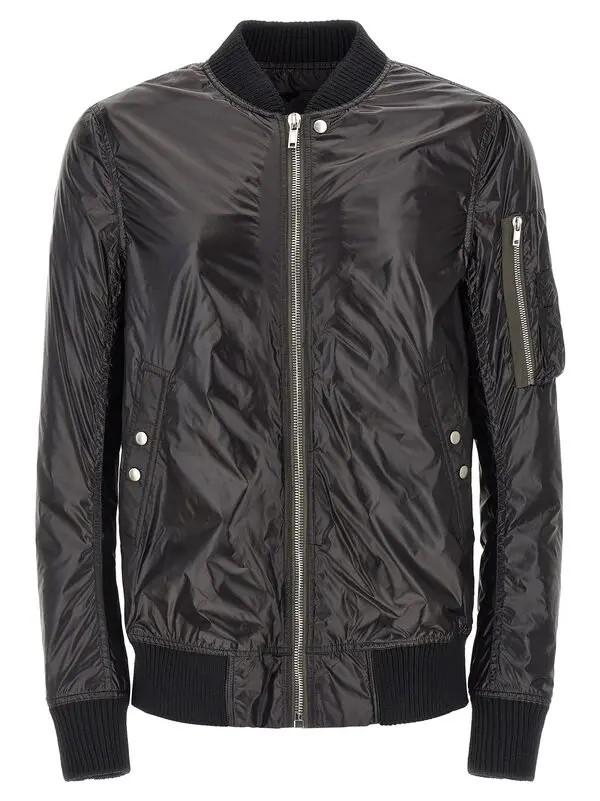 Rick Owens Classic Flight Bomber Jacket - Black
