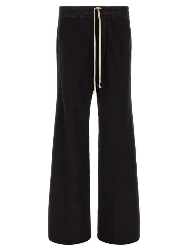 Rick Owens Wide Pusher Trousers - Black