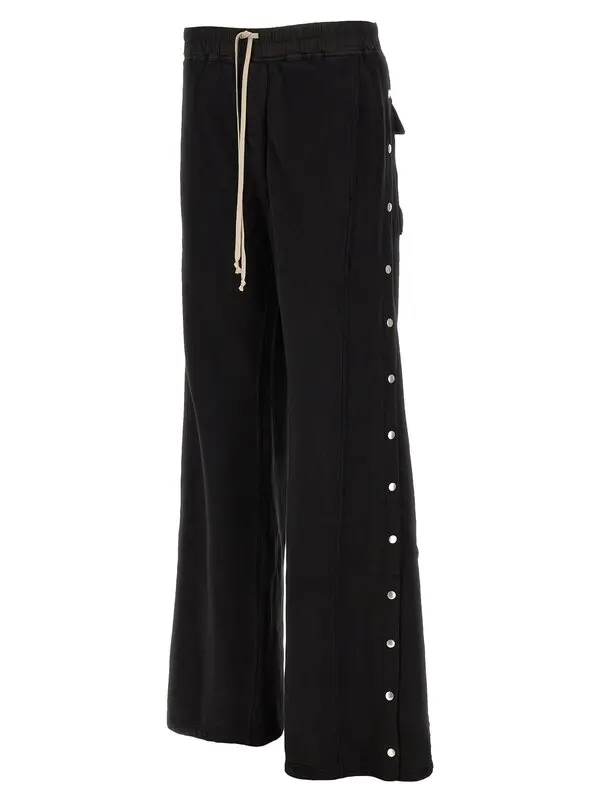 Rick Owens Wide Pusher Trousers - Black