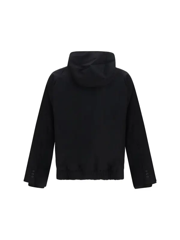 Sacai Hooded Flannel Jacket