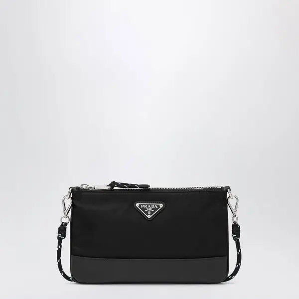 Prada Speedrock Smartphone Holder In Re-nylon - Black