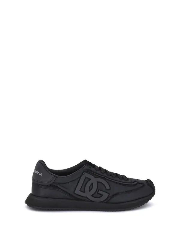 Dolce & Gabbana Leather Sneakers - Black