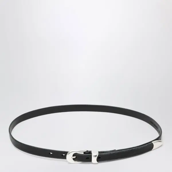 Our Legacy Olega Belt In Calfskin Leather - Black