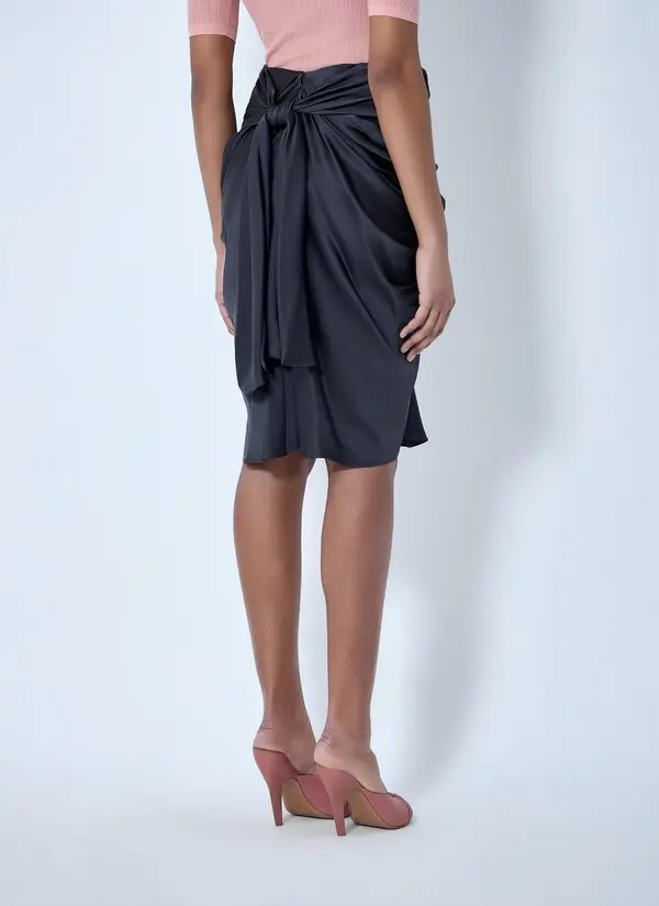 Chloé Draped Knot Detail Skirt