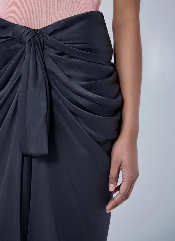 Chloé Draped Knot Detail Skirt