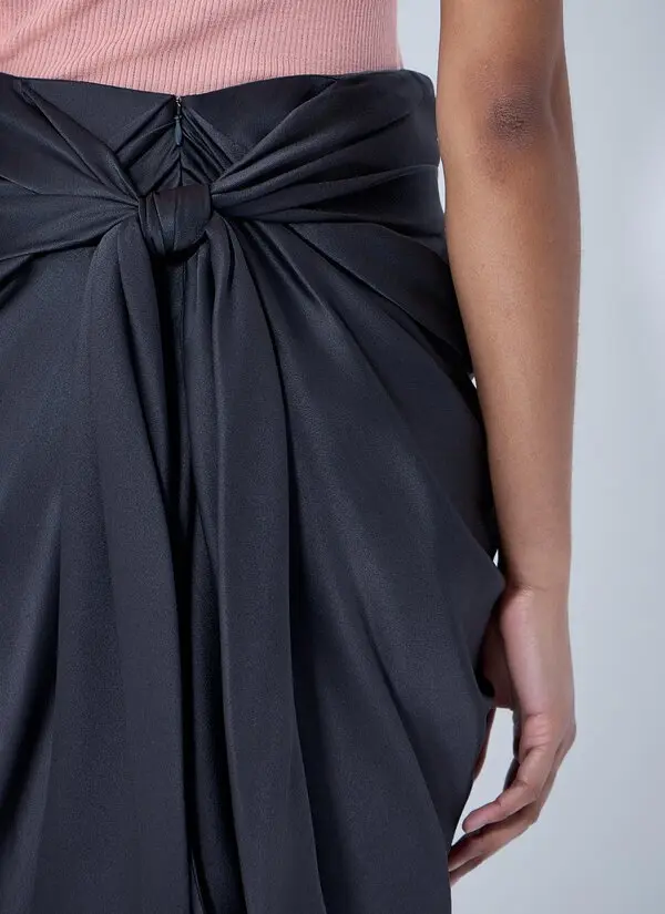 Chloé Draped Knot Detail Skirt