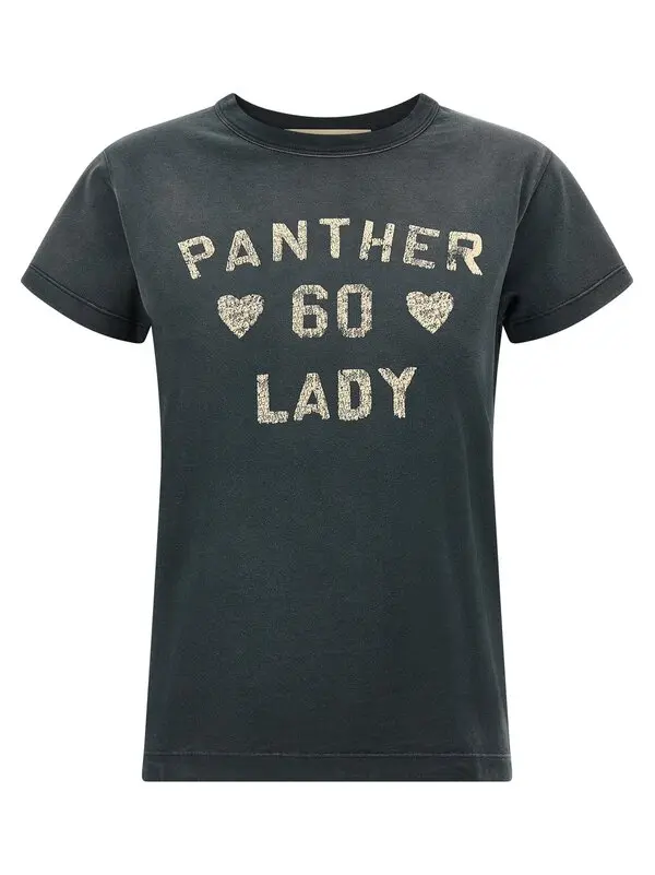 Valentino Garavani Panther Lady T-shirt - Gray