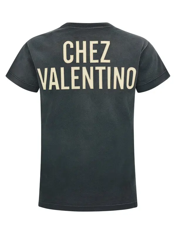 Valentino Garavani Panther Lady T-shirt - Gray