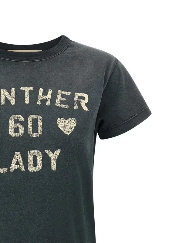 Valentino Garavani Panther Lady T-shirt - Gray