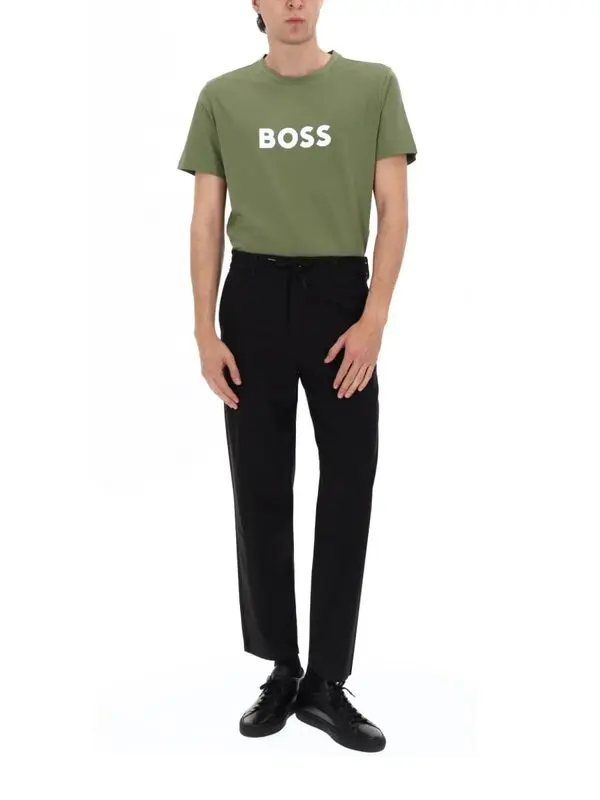 BOSS Pantalone Chino Con Coulisse - Black