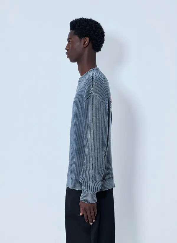 Balenciaga Ribbed Knit Sweater