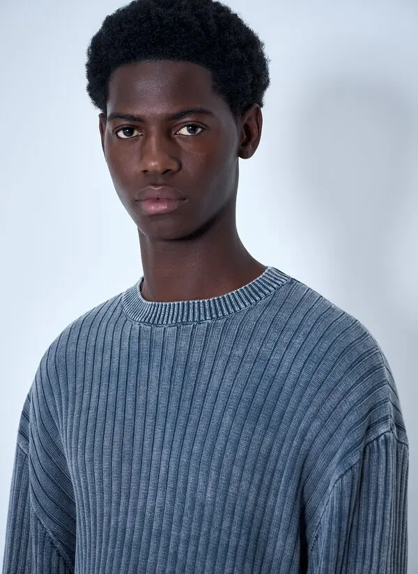 Balenciaga Ribbed Knit Sweater