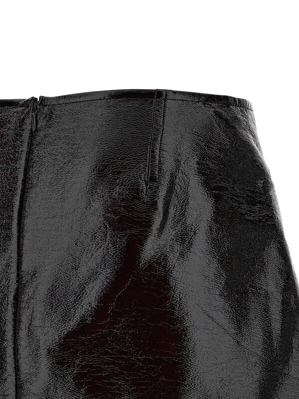 COURREGES Fold Vinyl Mini' Skirt