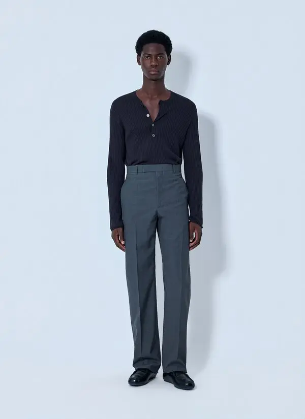 JIL SANDER Tailored Wool-blend Trousers