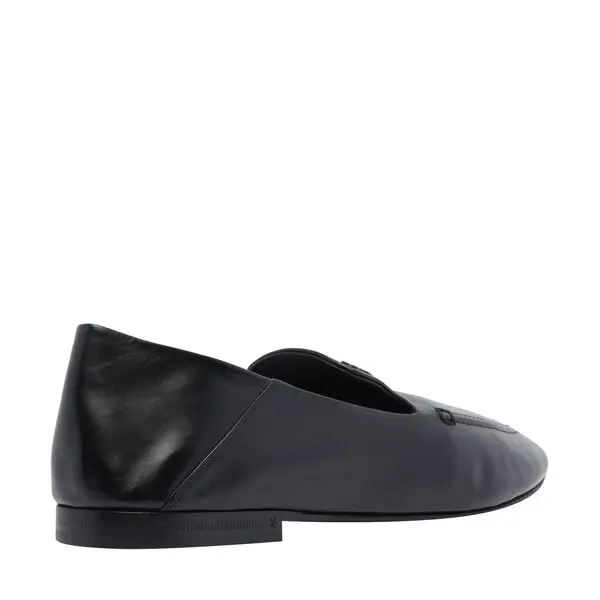 Saint Laurent Plain Leather Loafers