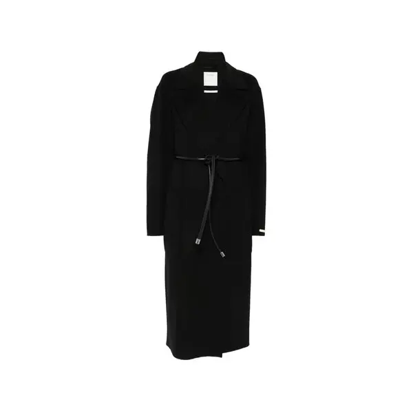 Sportmax Coats Single Breasted Coats - Black