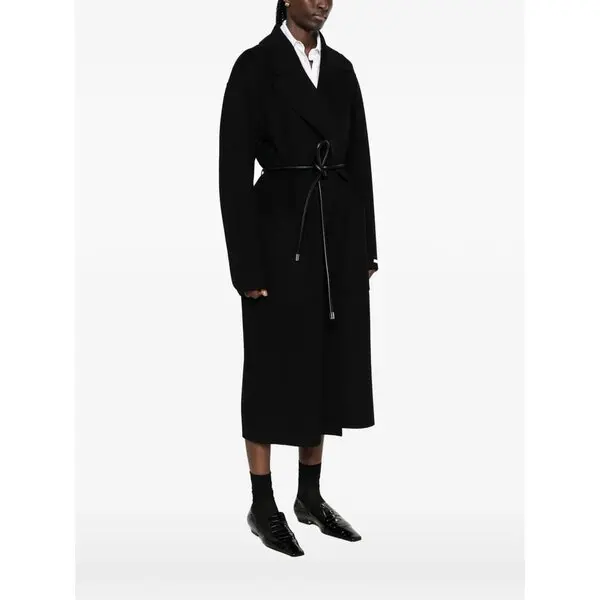 Sportmax Coats Single Breasted Coats - Black