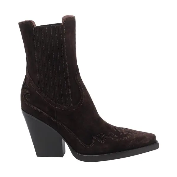 Paris Texas Dallas Texano Booties - Brown