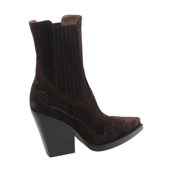 Paris Texas Dallas Texano Booties - Brown
