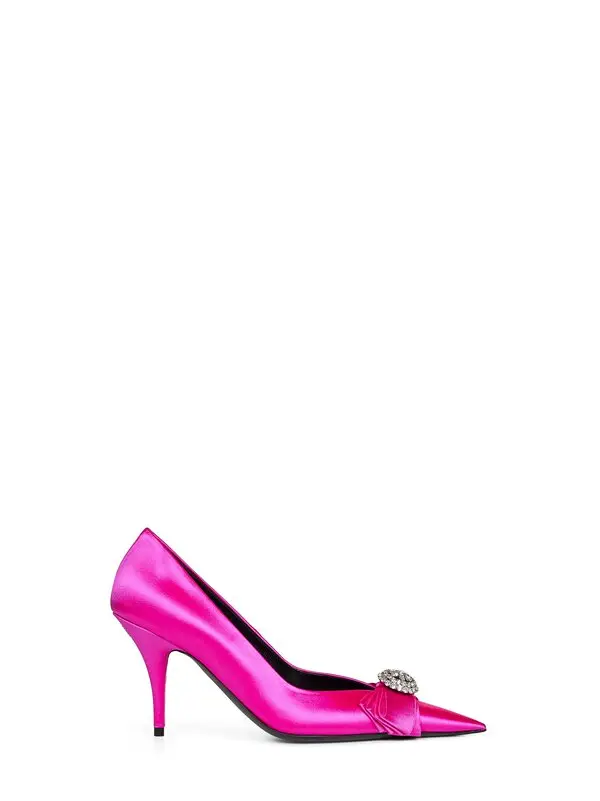 Balenciaga Satin Avenue Palazzo Pumps - Multicolor