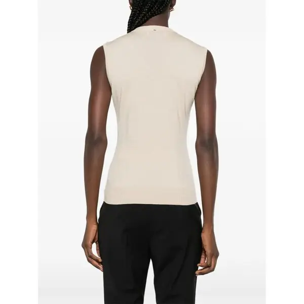 Sportmax Neutrals Tops Vests & Tank Tops