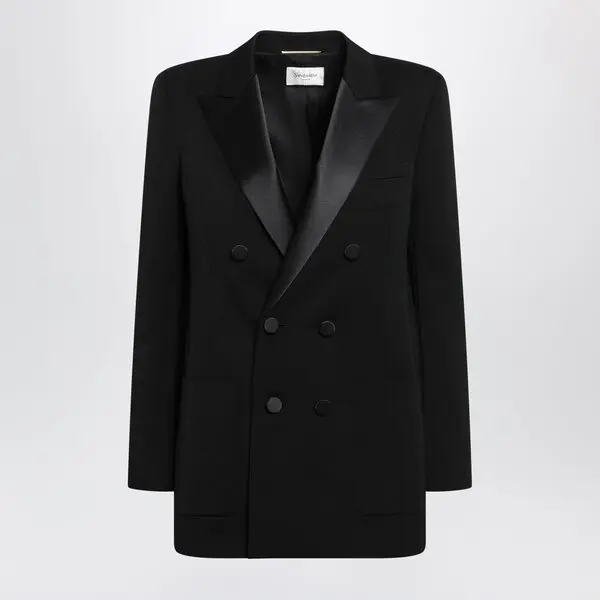 Saint Laurent Double-breasted Wool Blazer