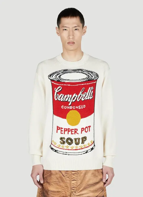 Junya Watanabe Soup Andy Warhol Sweater