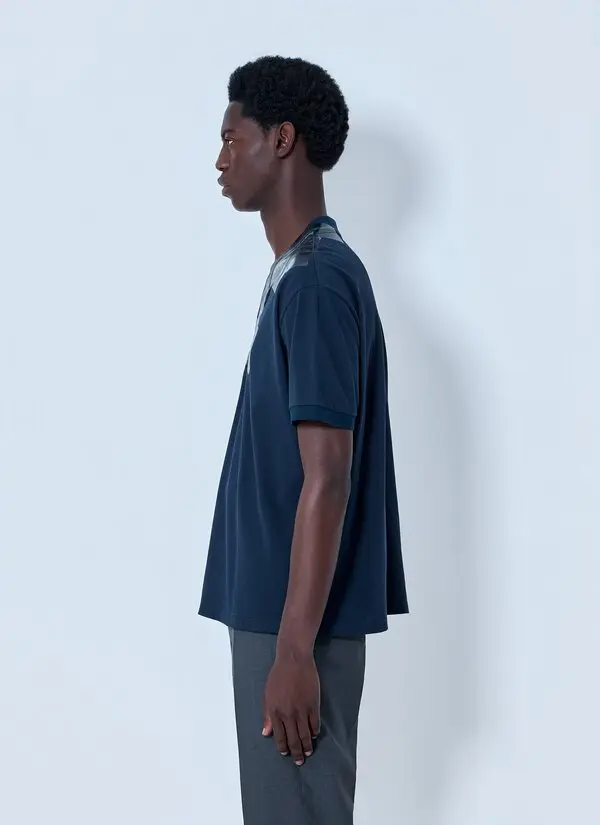 MAISON MARGIELA V-neck Panel T-shirt