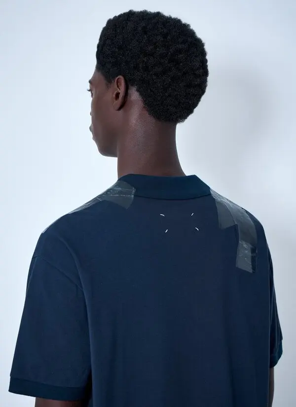 MAISON MARGIELA V-neck Panel T-shirt