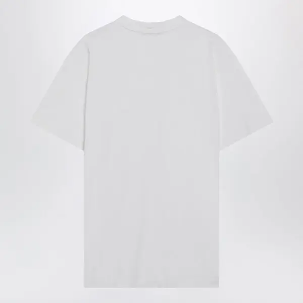 Stone Island Slim-fit Cotton T-shirt - White
