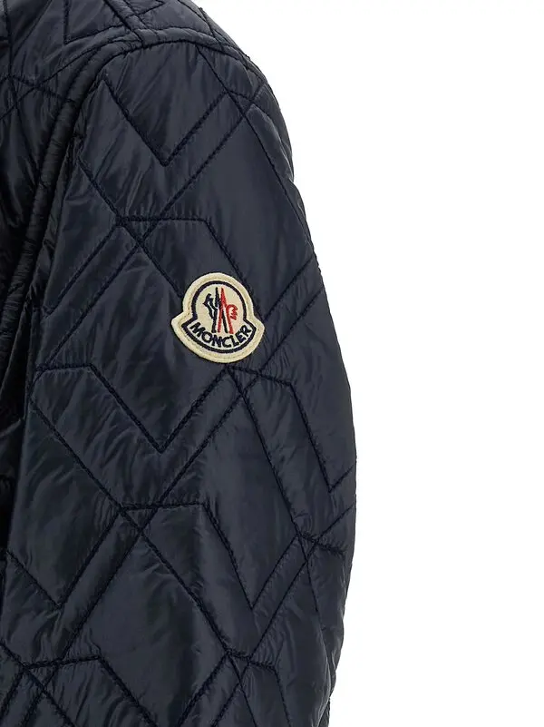 Moncler Quilted Overshirt - Blue