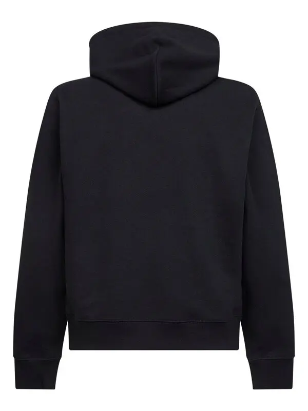 Burberry Black Cotton Ekd Hoodie