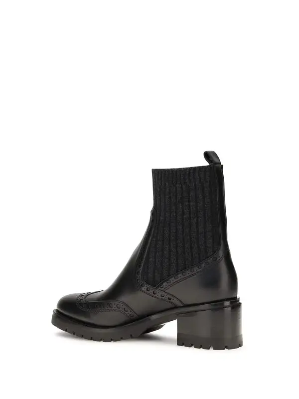 Santoni Ferret Leather Boots