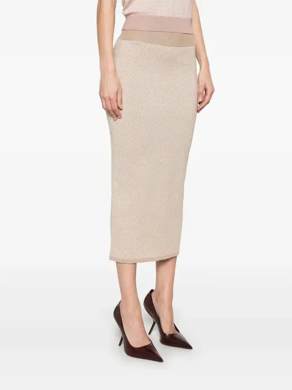 Fendi Micro Ff Skirt - Multicolor