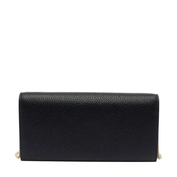 FERRAGAMO Calf Leather Shoulder Bag - Black
