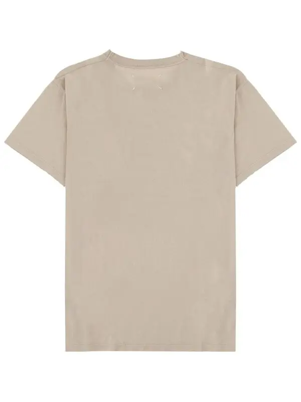 MAISON MARGIELA Printed Cotton T-shirt - Cream